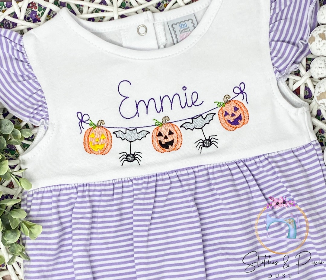 Baby Girls Halloween Bubble/jack-o-lantern Bubble/trick or Treat Bubble ...