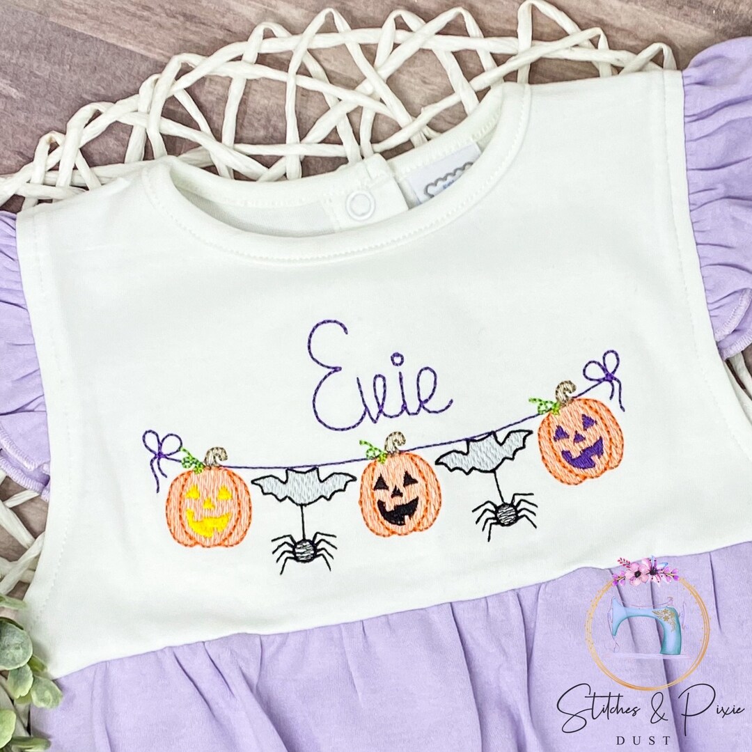 Baby Girls Halloween Bubble/jack-o-lantern Bubble/trick or Treat Bubble ...