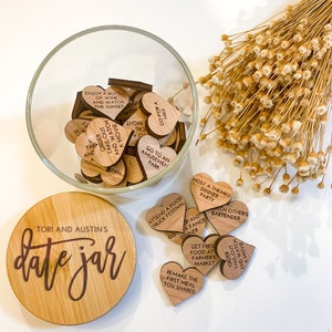 Couple Date Night Jar, Valentine's Day Gift, A Year of Dates ...