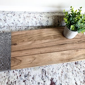 Custom Address Cutting Board, Wooden Engraved Personalized Serving Tray ...