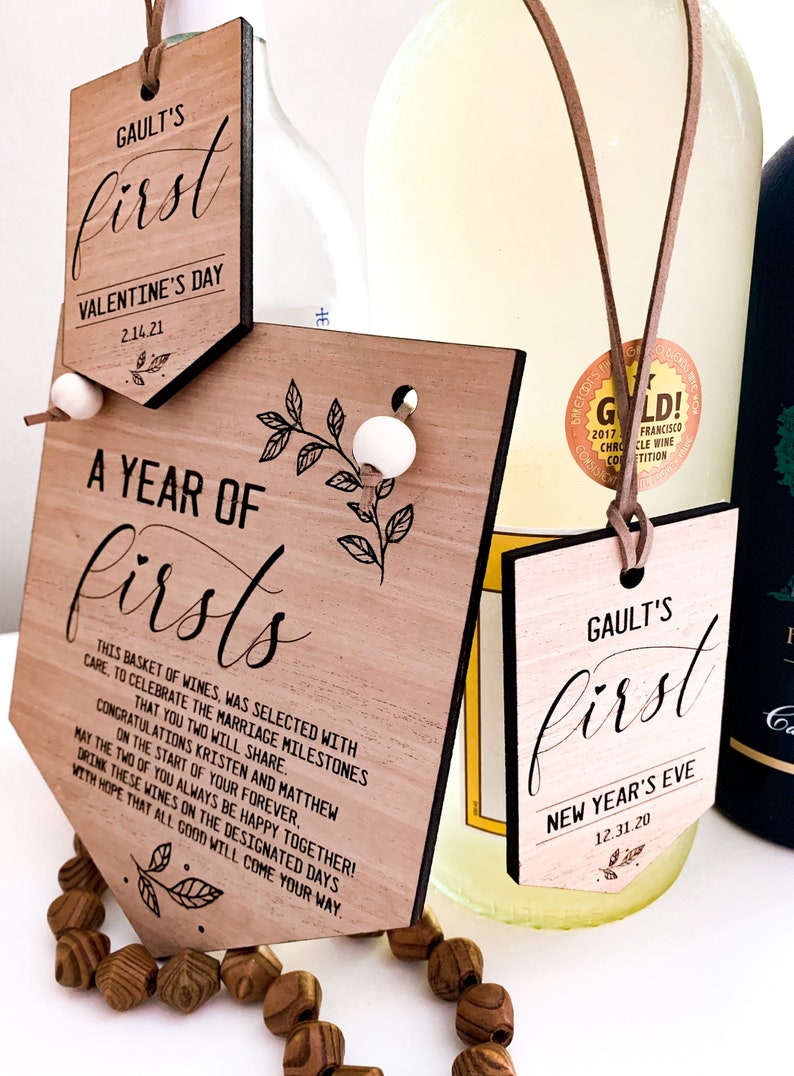 Custom Marriage Milestones Gift Tags Couples Wedding Shower - Etsy