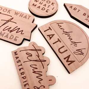 Look What I Made Refrigerator Magnets, Set of 5, Custom Kid’s Name Art ...