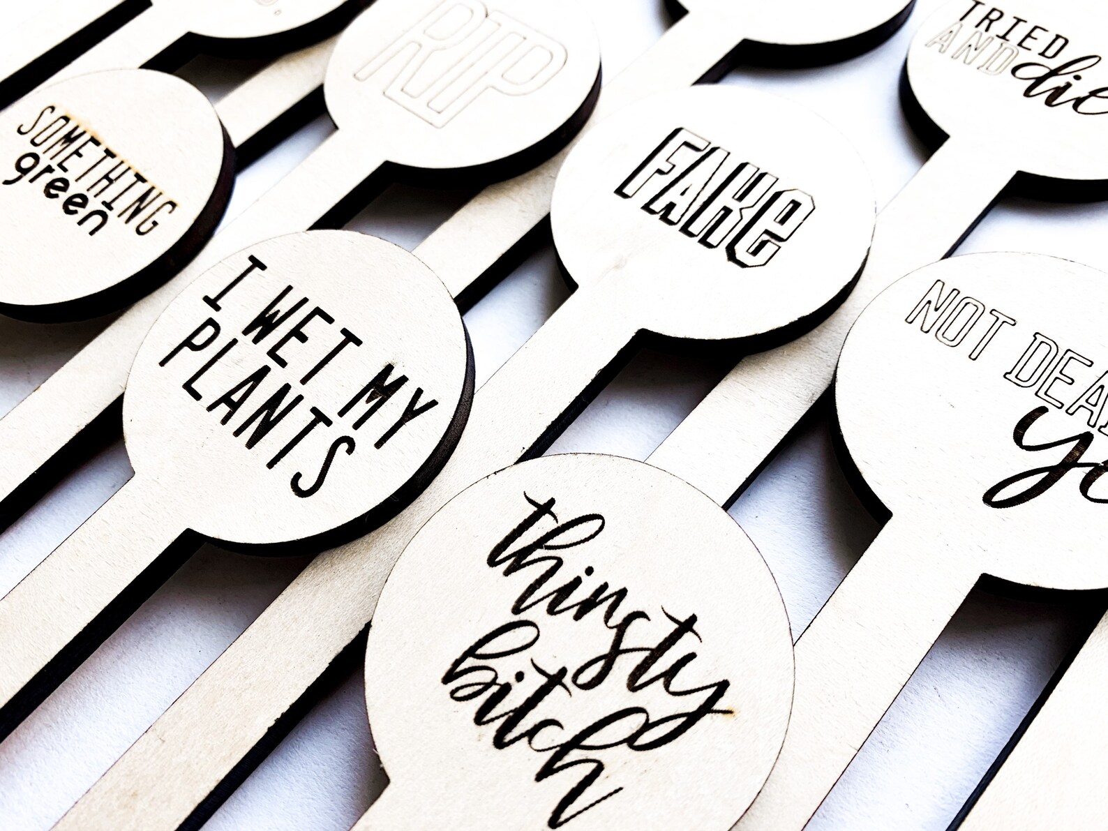 Funny Plant Markers Inappropriate Garden Stakes Plant Pun - Etsy