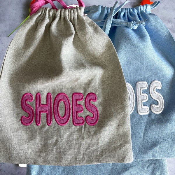 Drawstring Shoe Bag - Etsy