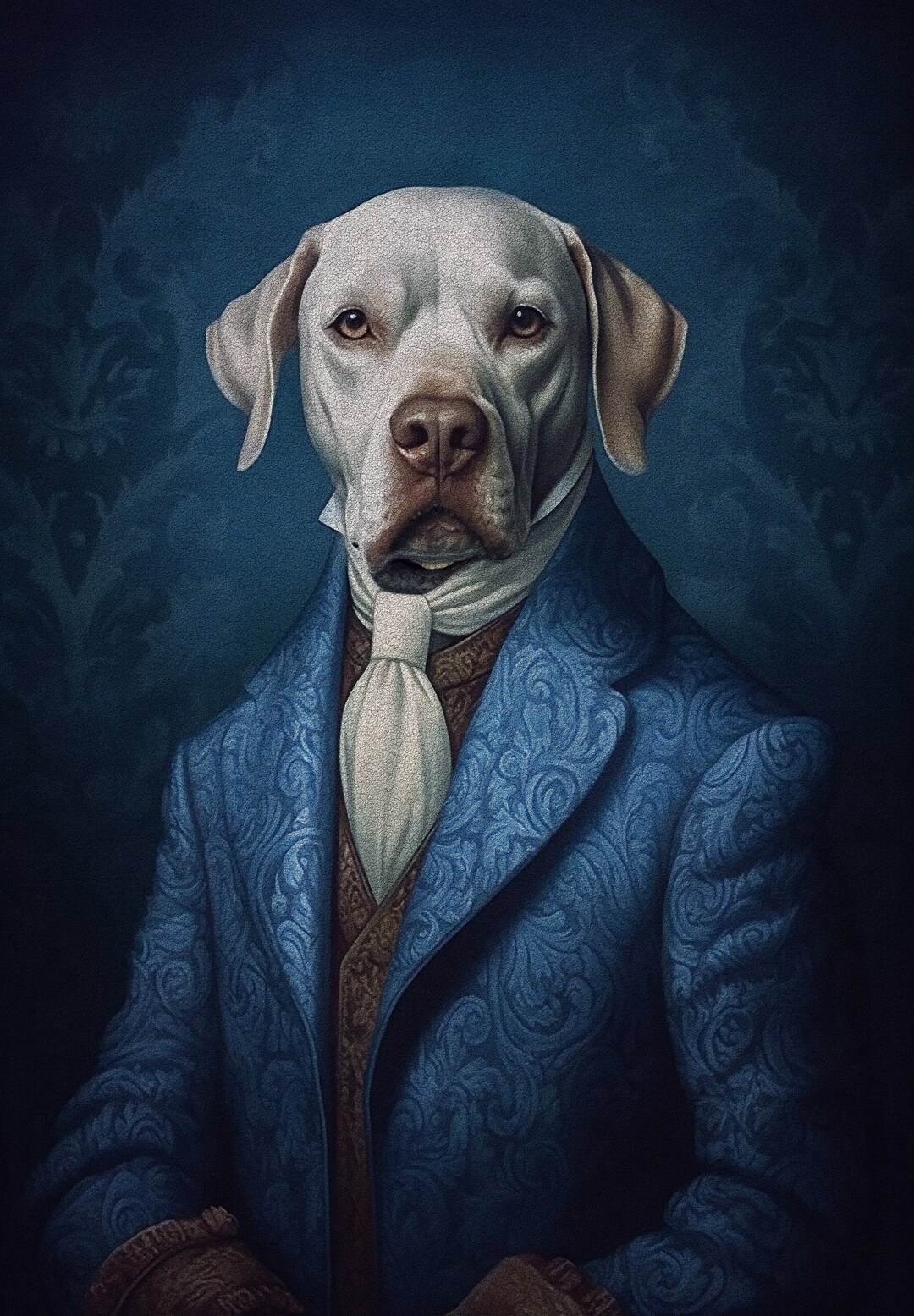 Custom Royal Pet Portrait, Royal Dog Painting, Pet Lover, Renaissance ...