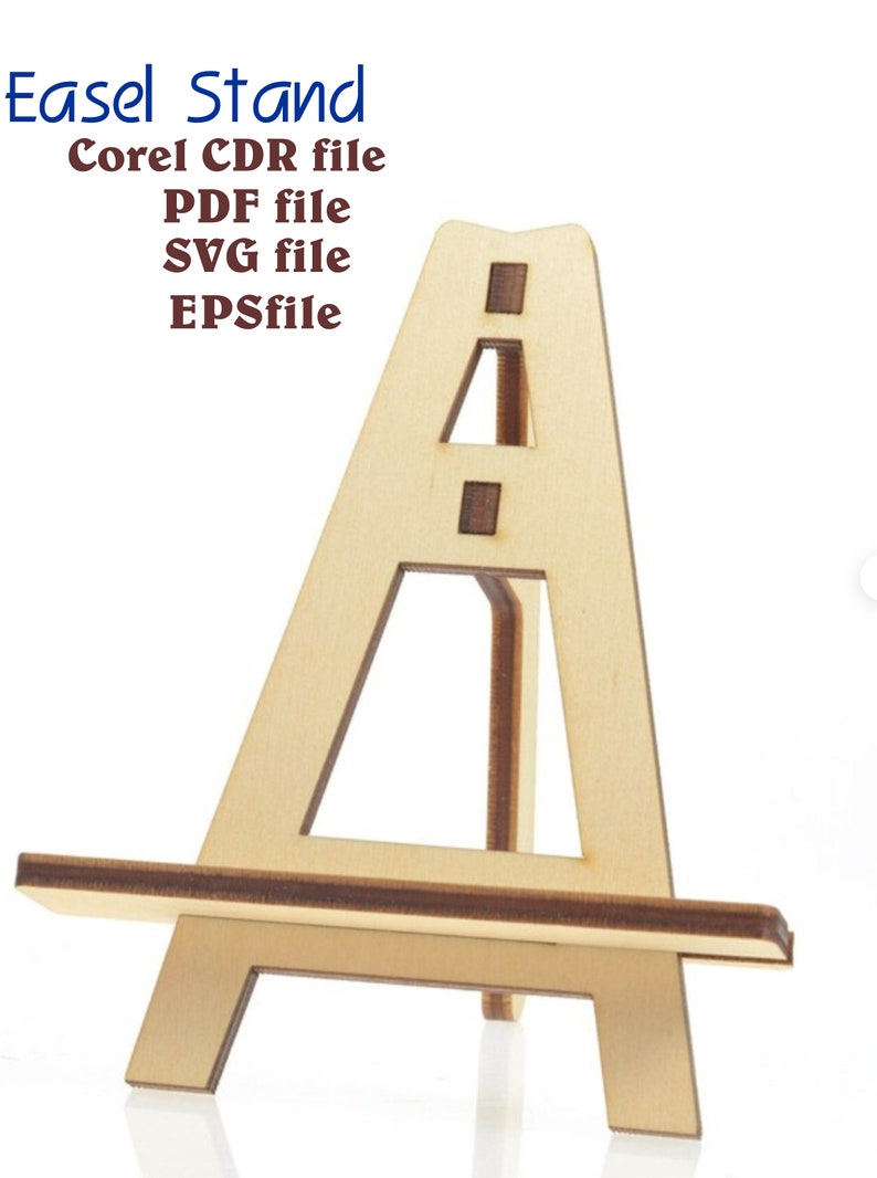 Easel Stand Lasercut File - Etsy