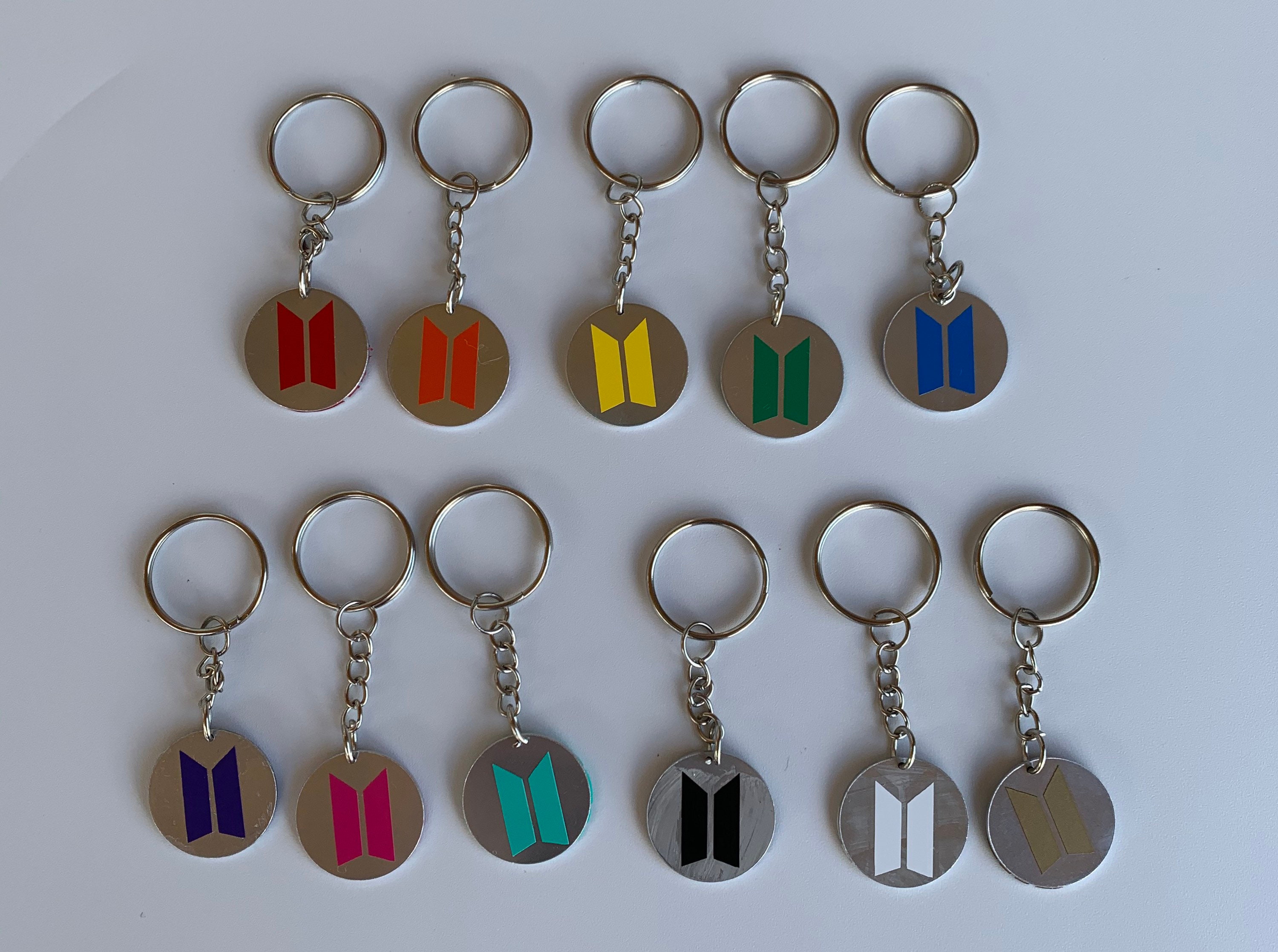 BTS Spotify Code Keychains BTS Logo Version | Etsy