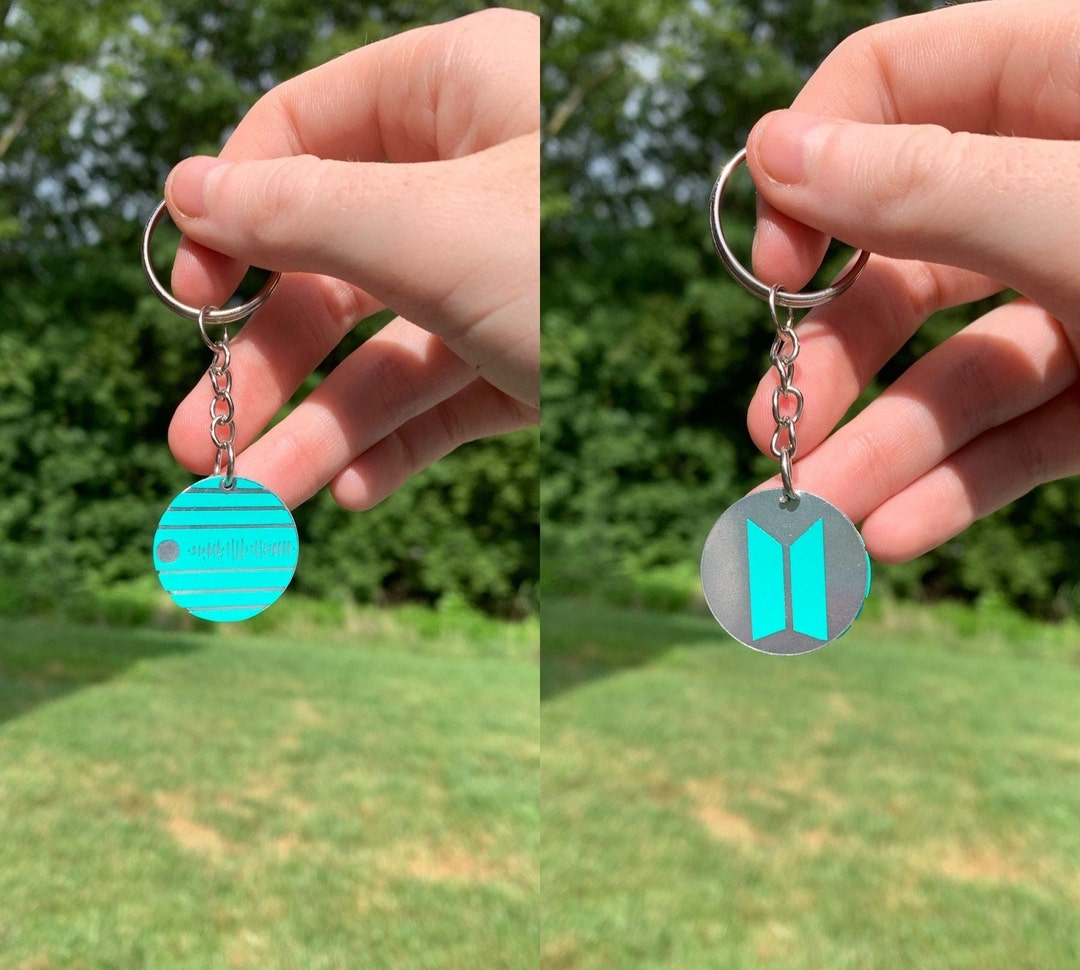 BTS Spotify Code Keychains BTS Logo Version - Etsy