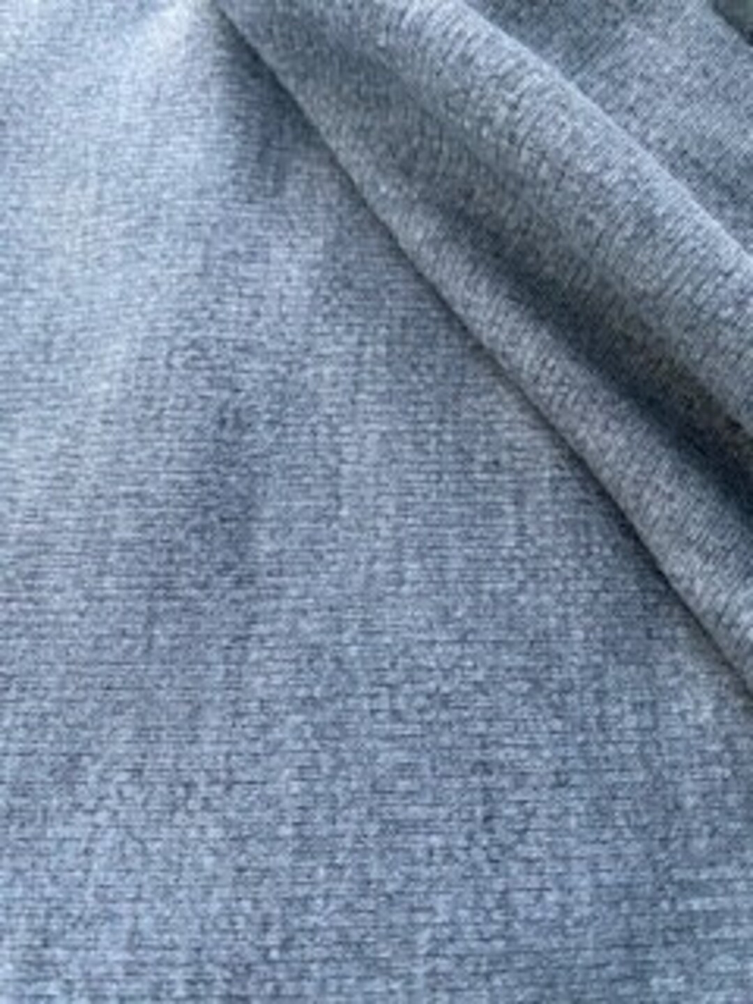 Soft Gray Wool Blend Knit Fabric - Etsy