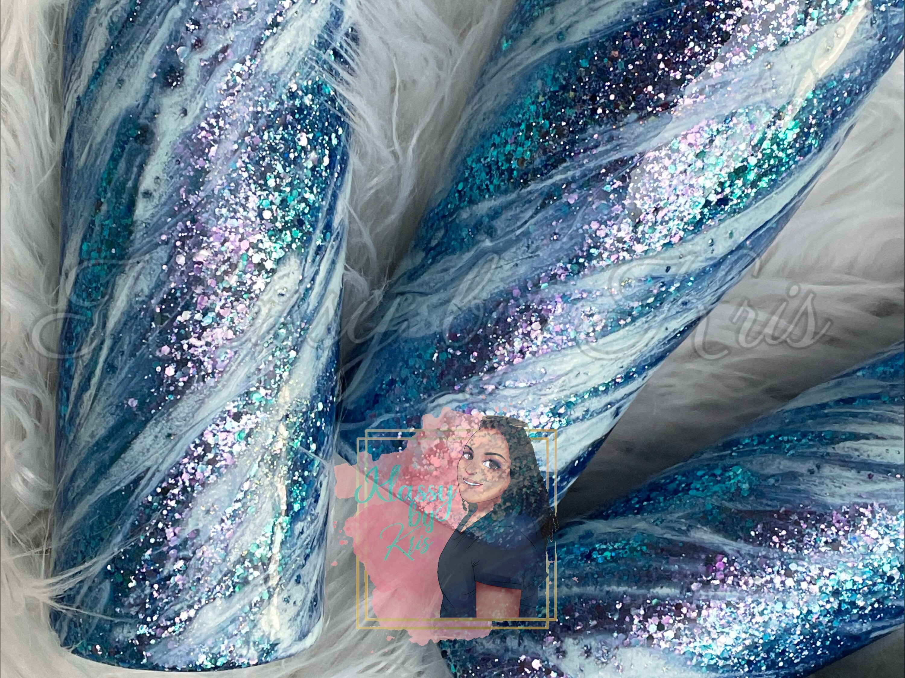 Sirens Opal Mermaid Opal Purple Glitter Tumbler Glitter Etsy Uk