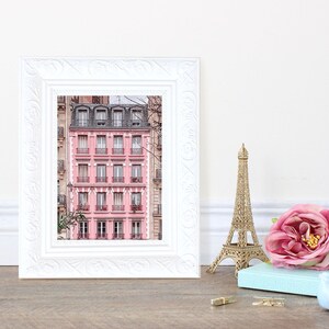 Pink Paris Photography Print, Parisian Building Photo, Fine Art Print ...
