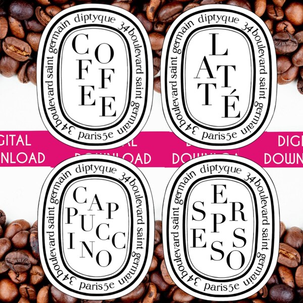 Coffee Stickers - Etsy