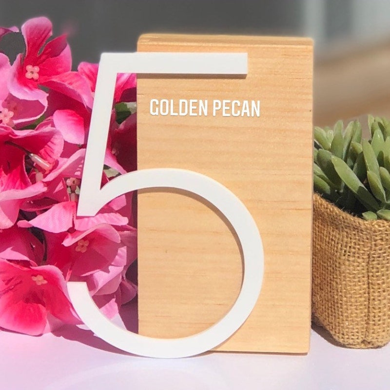 Modern Table Numbers - Etsy