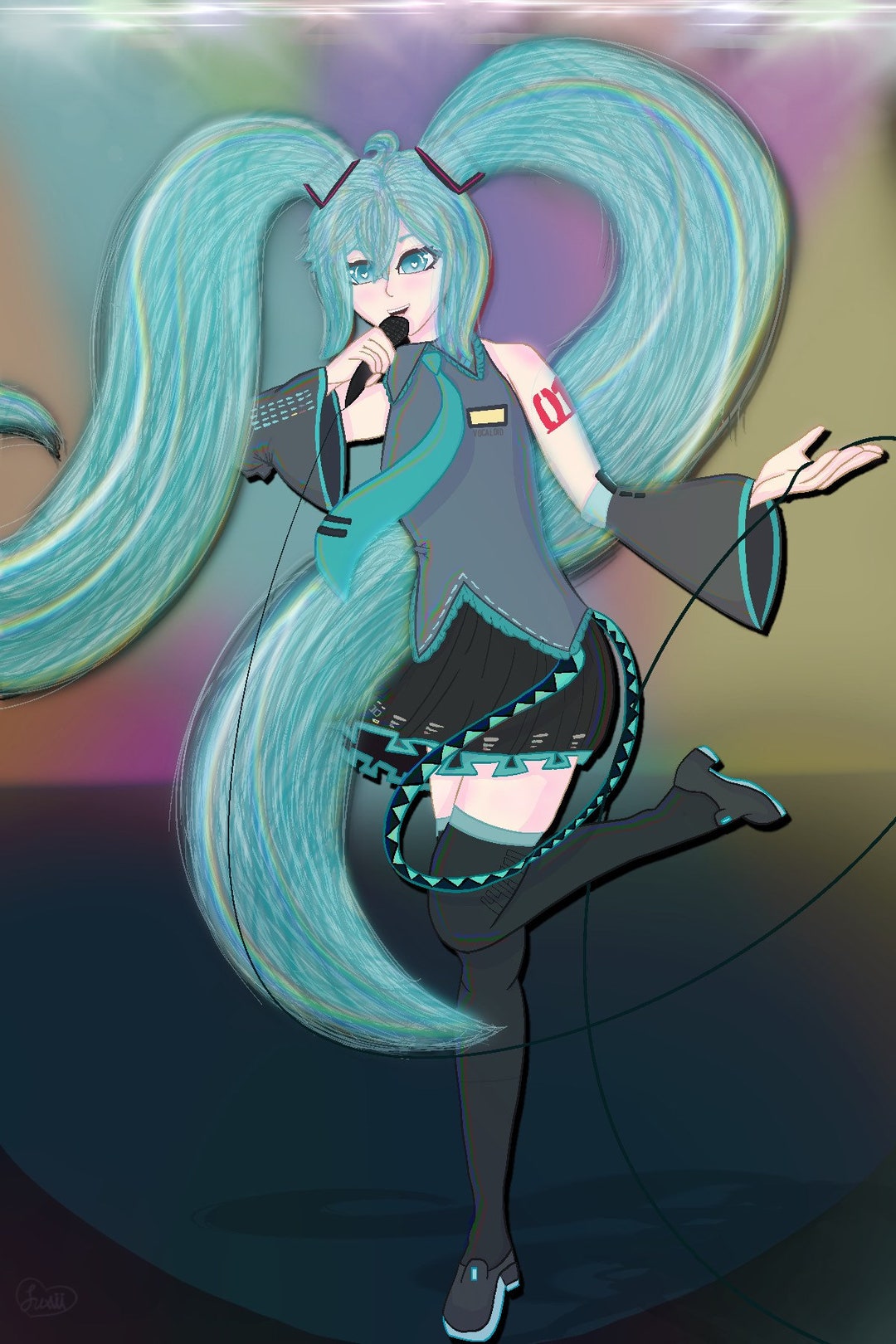 Hatsune Miku Print - Etsy