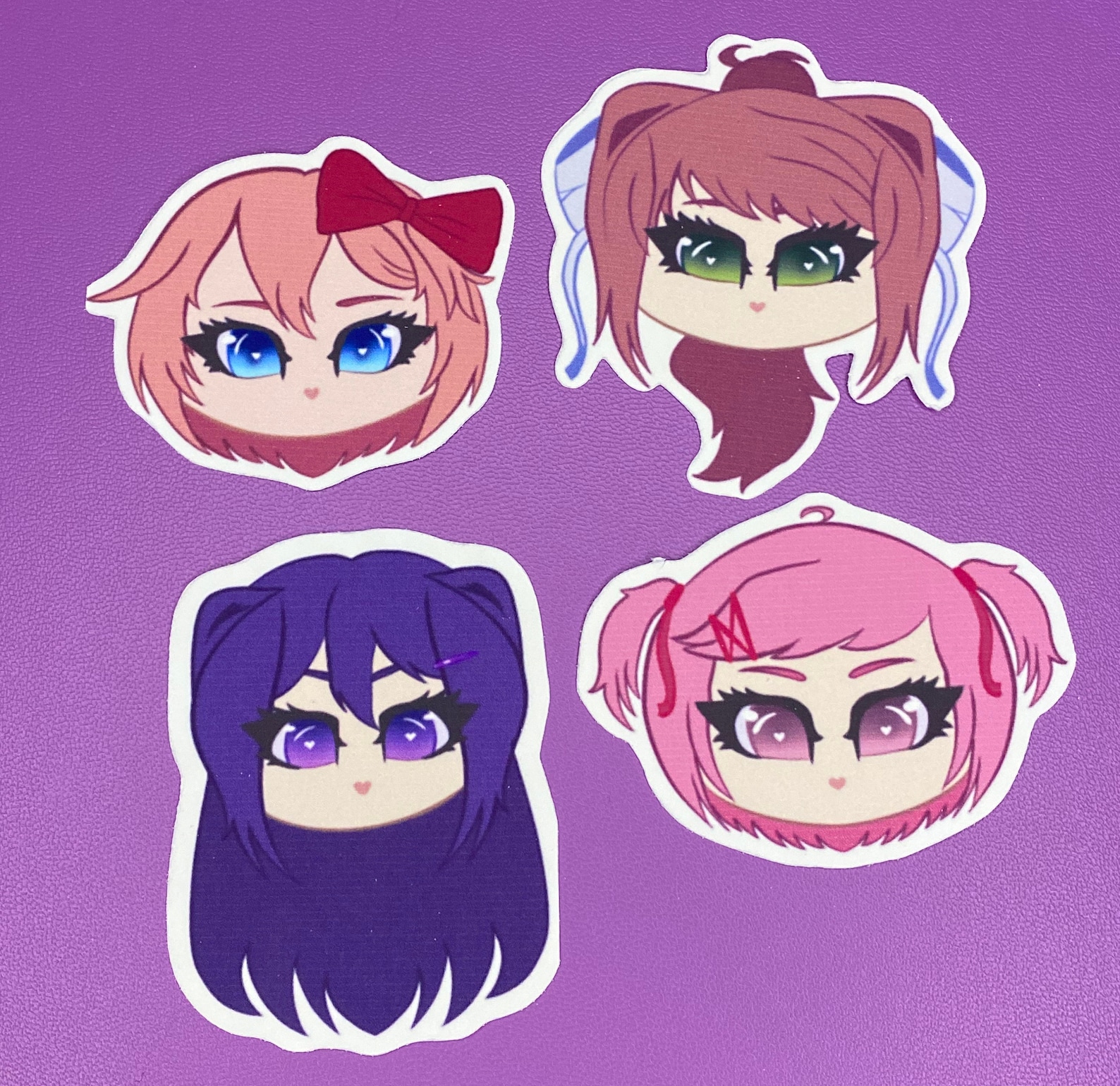 Doki Doki Literature Club DDLC Stickers - Etsy