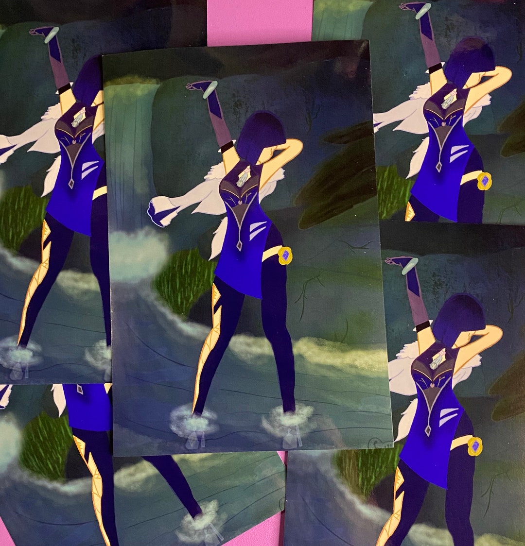 Yelan 4x6 Print - Etsy