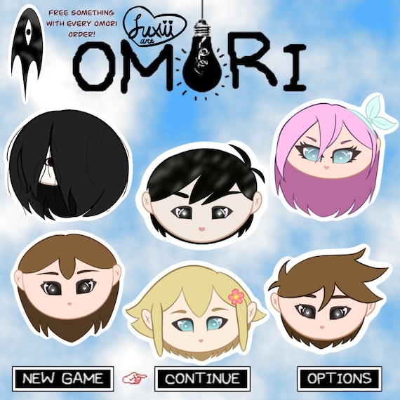 Omori Stickers Real World | Etsy
