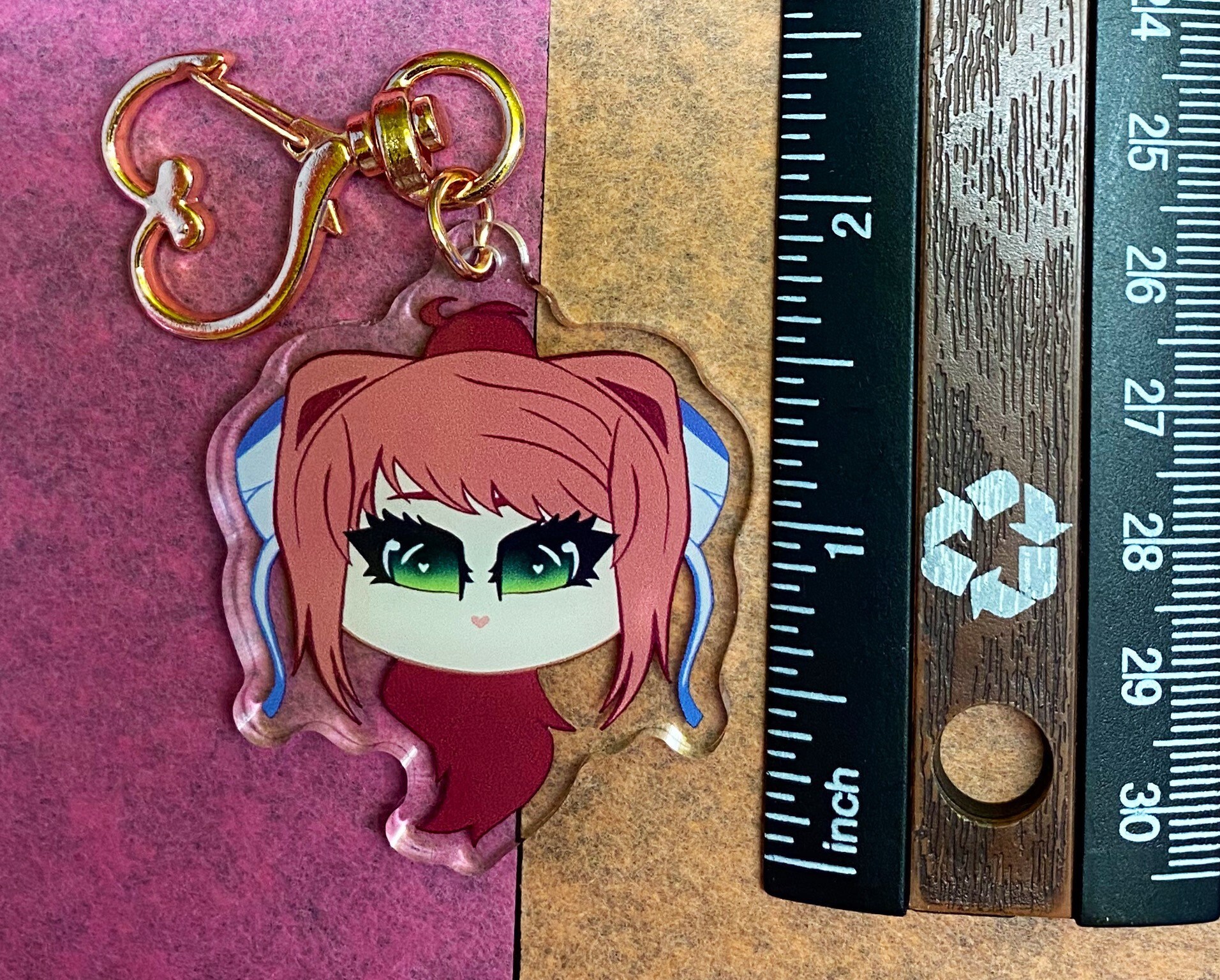 Monika DDLC Double Sided Keychain - Etsy