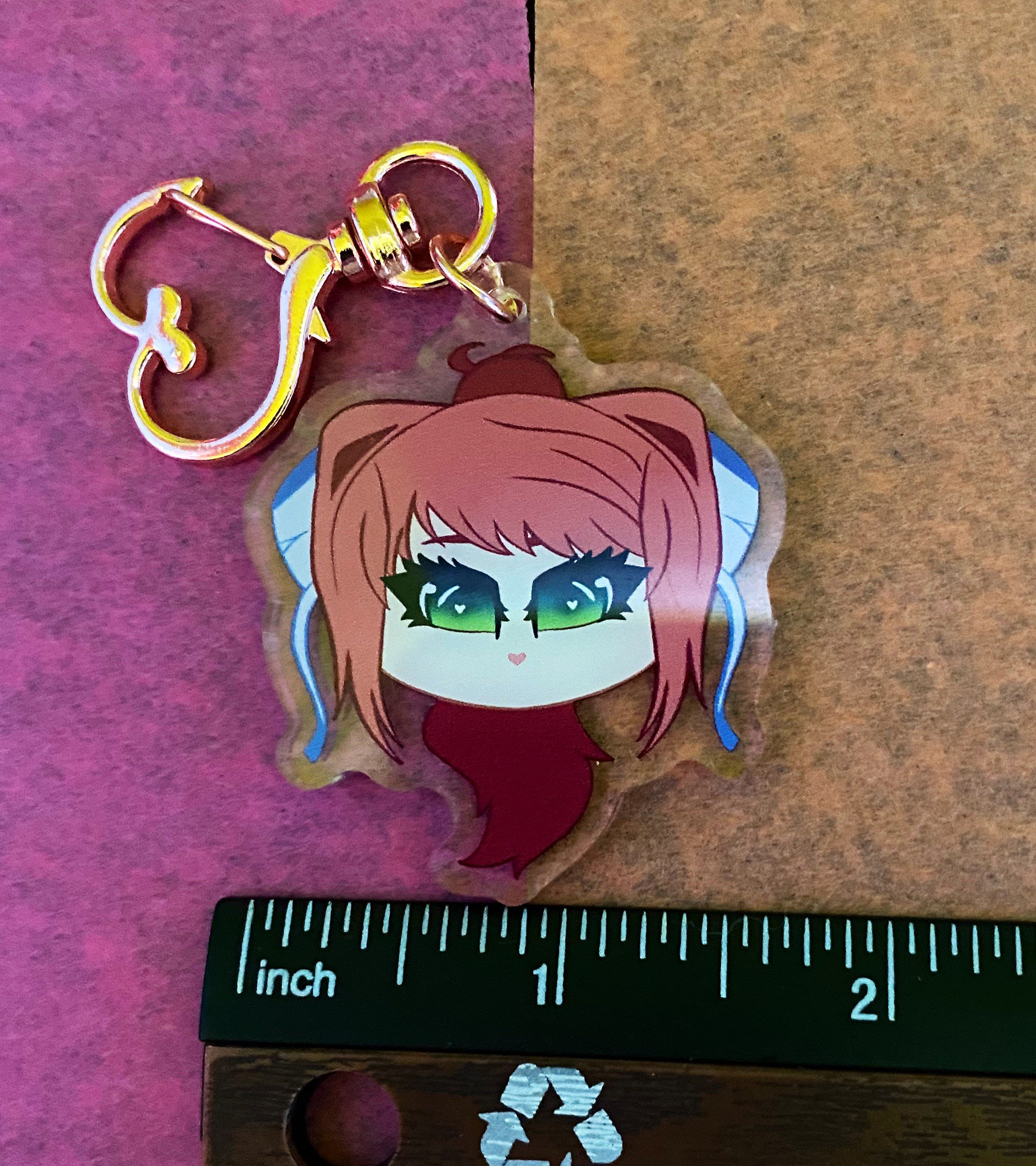 Monika DDLC Double Sided Keychain - Etsy
