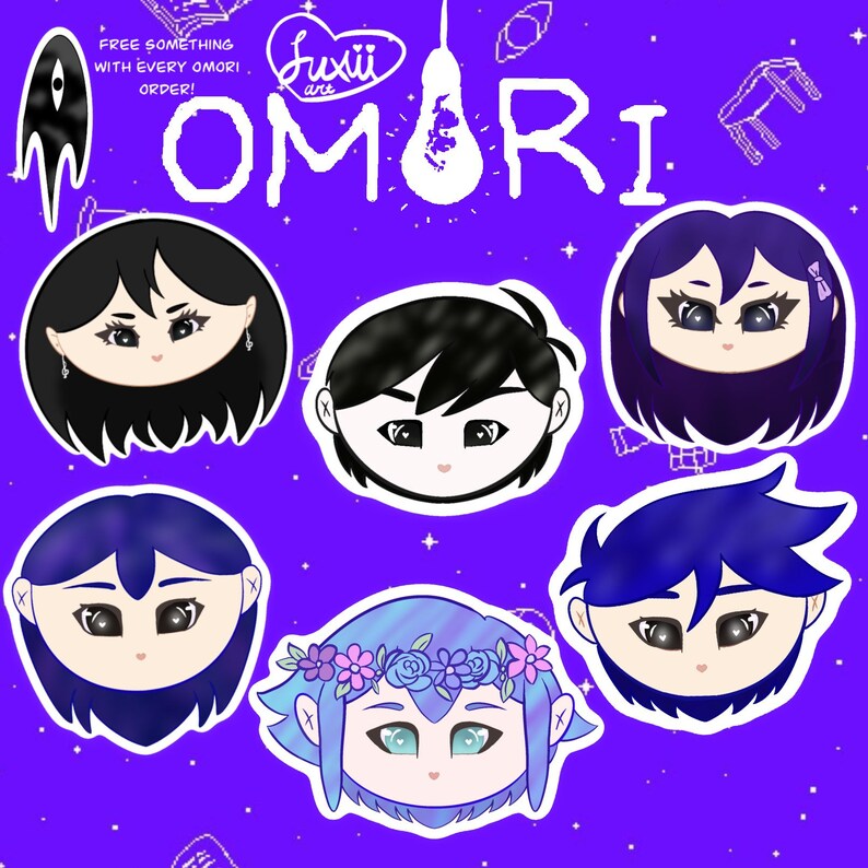 Omori Headspace Stickers - Etsy