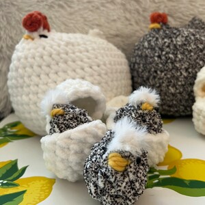 Mama Chicken Plushie - Farmhouse Chicken - Mama and Chicks - Handmade ...