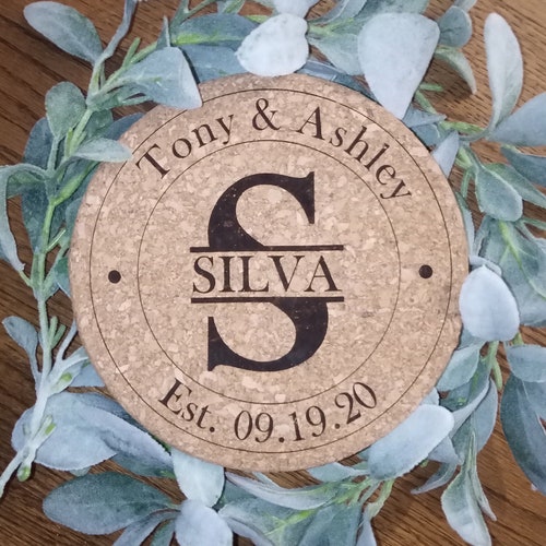 Custom Cork Trivet CUSTOM PERSONALIZED GIFT Custom Hostess - Etsy