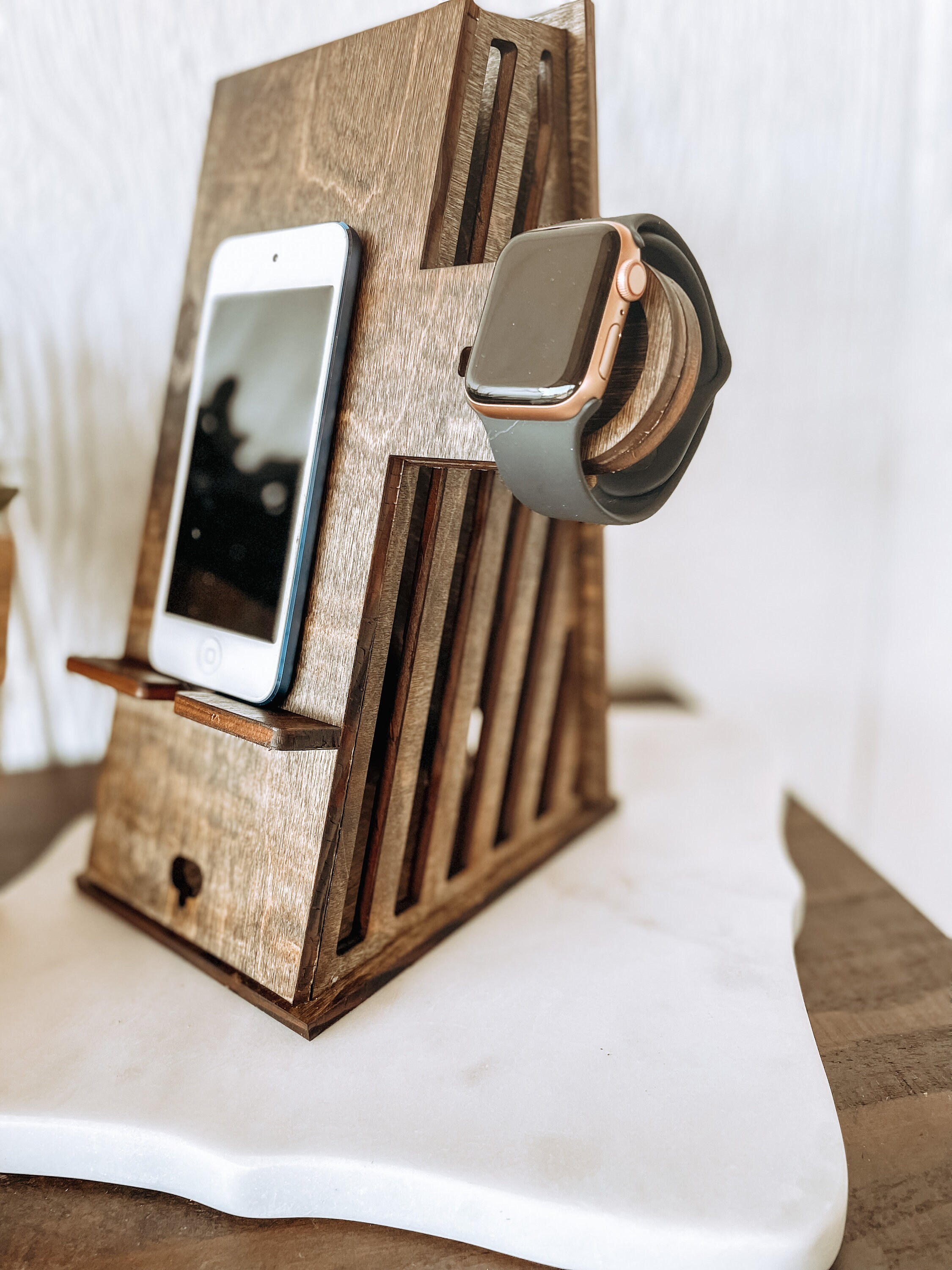 Mini Docking Station With Smart Watch Charging Section and AirPod ...