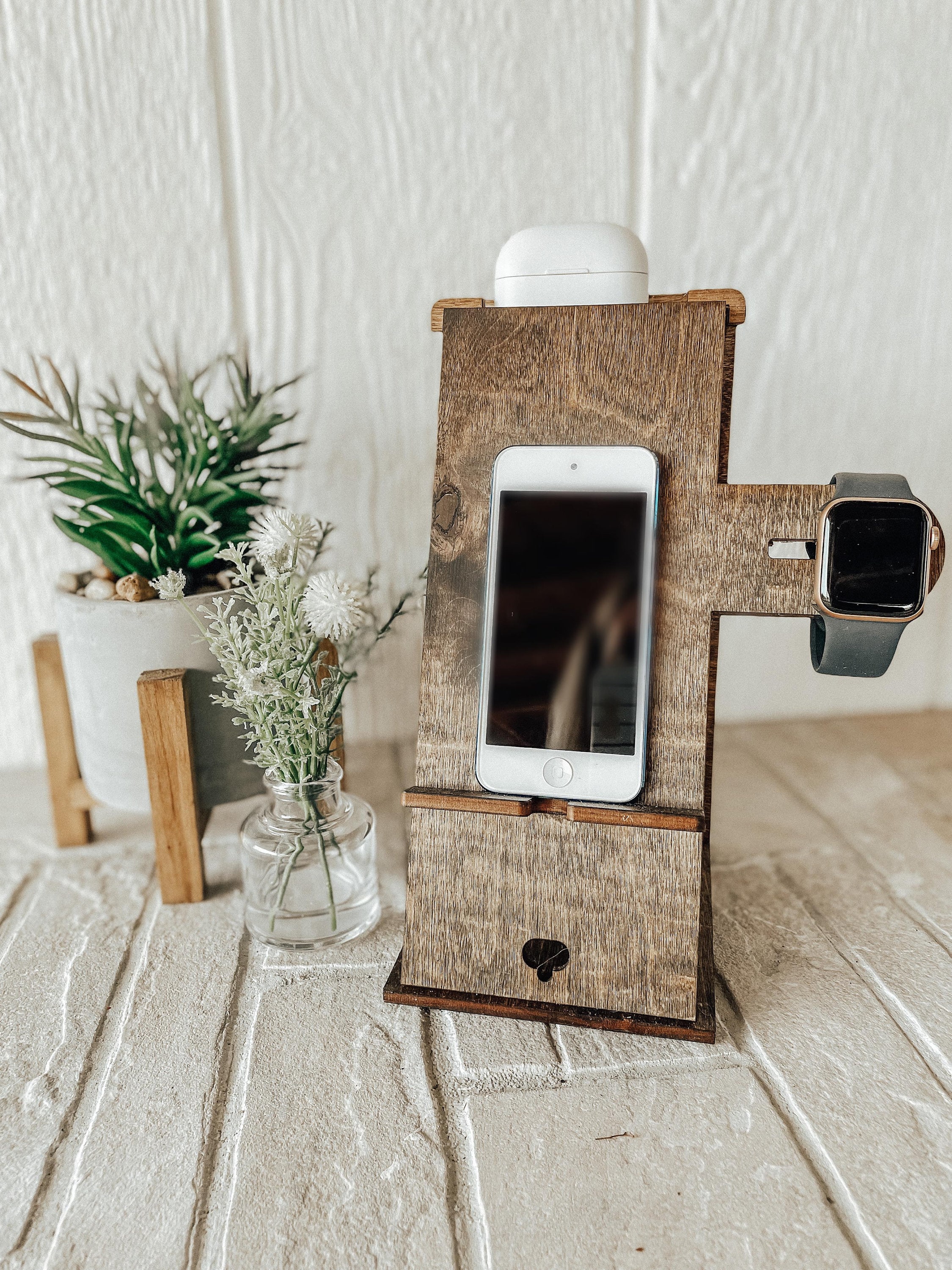 Mini Docking Station With Smart Watch Charging Section and AirPod ...