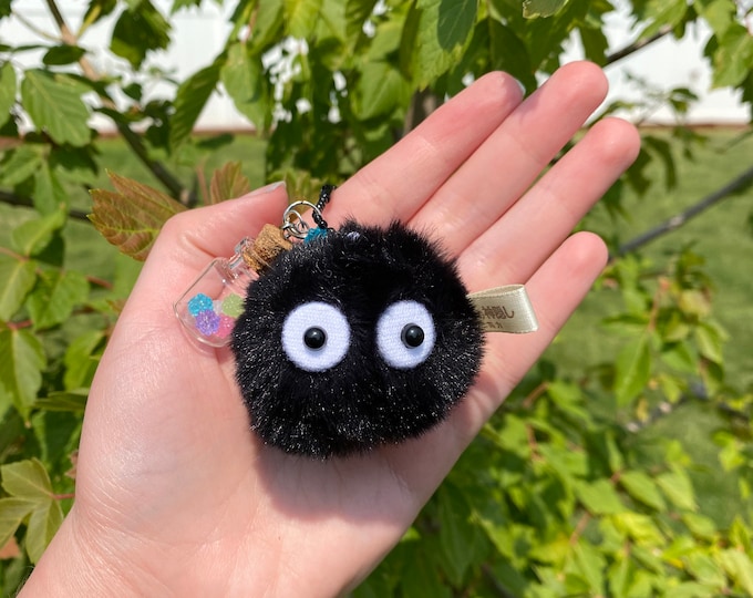 Soot Sprite Keychain - Etsy