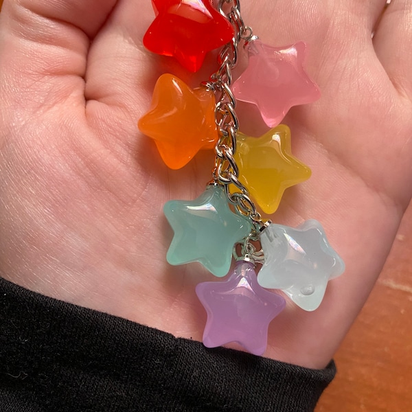 Star Keychain - Etsy