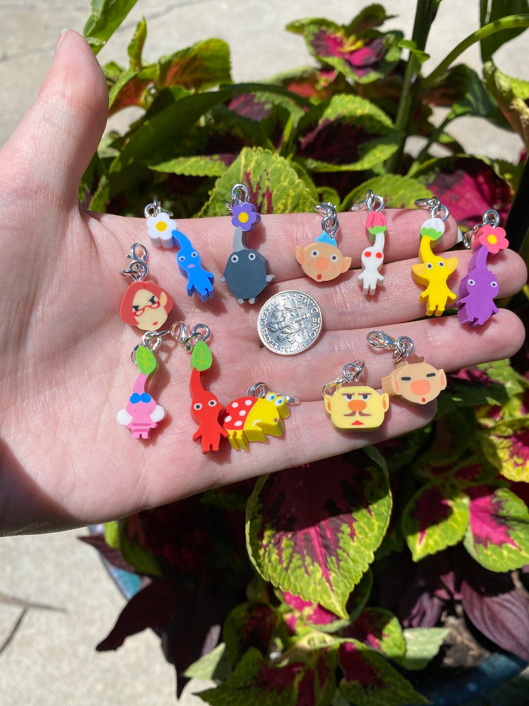 Pikmin Charms - Etsy