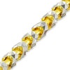 18K Solid Gold Franco Chain Necklace: Diamond-cut Foxtail, 4mm - Etsy