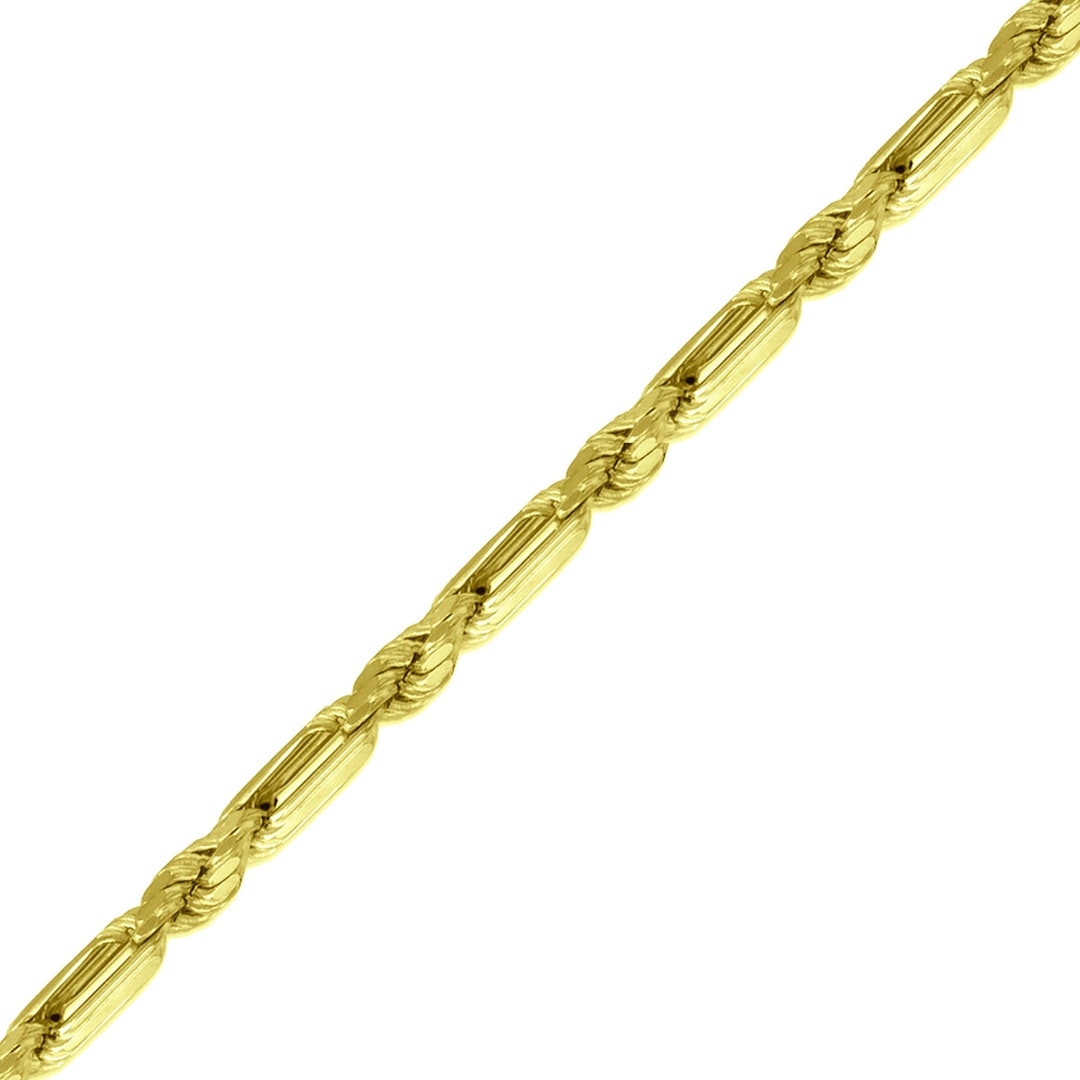 14k Yellow Gold Solid Milano Chain Italian Necklace - Etsy
