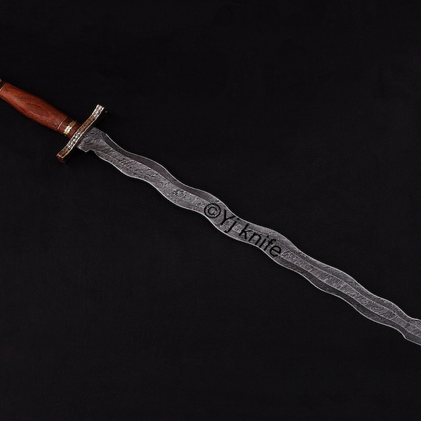 Flamberge Sword - Etsy