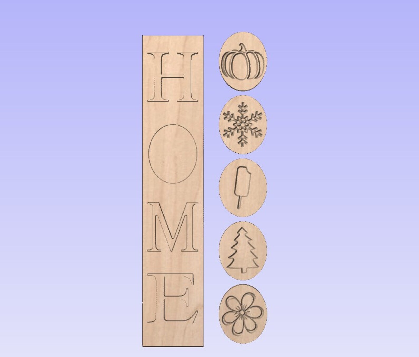 H.O.M.E CNC File / Beginner CNC Files/v-carve Pro/aspire/dxf File - Etsy