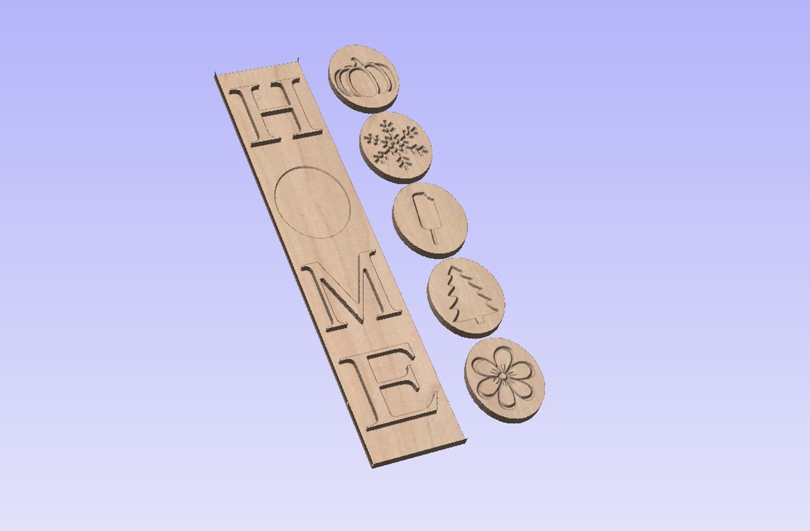 H.O.M.E CNC File / Beginner CNC Files/v-carve Pro/aspire/dxf File - Etsy