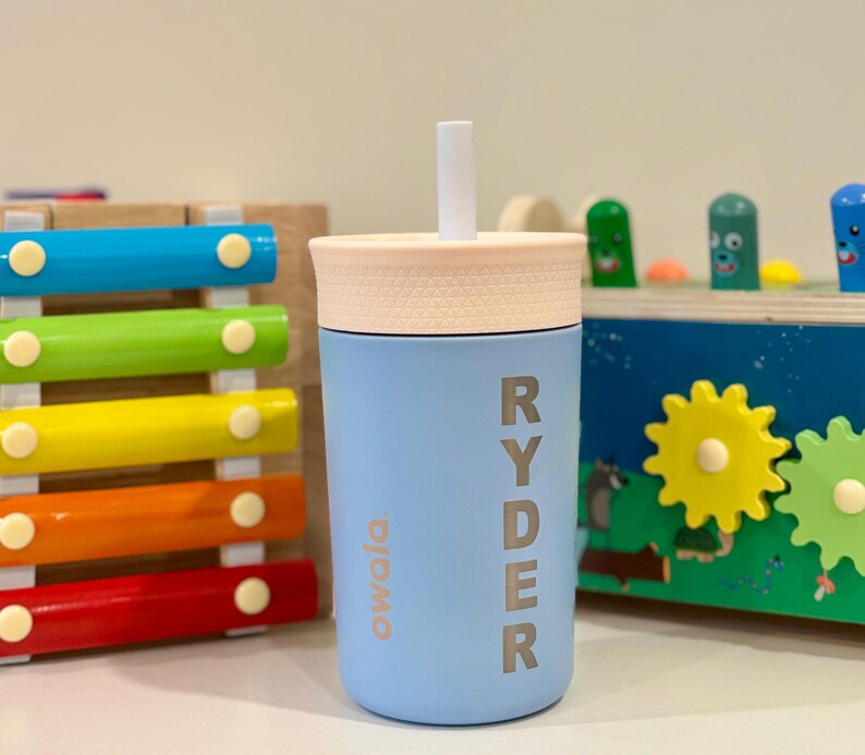 Customized Owala Kids Tumbler/ Sippy Cup/ Toddler Cup/personalized Cup ...