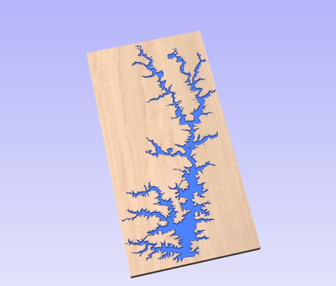 Lake CNC Router File: Wood Carving Project (CRV & DXF) - Etsy
