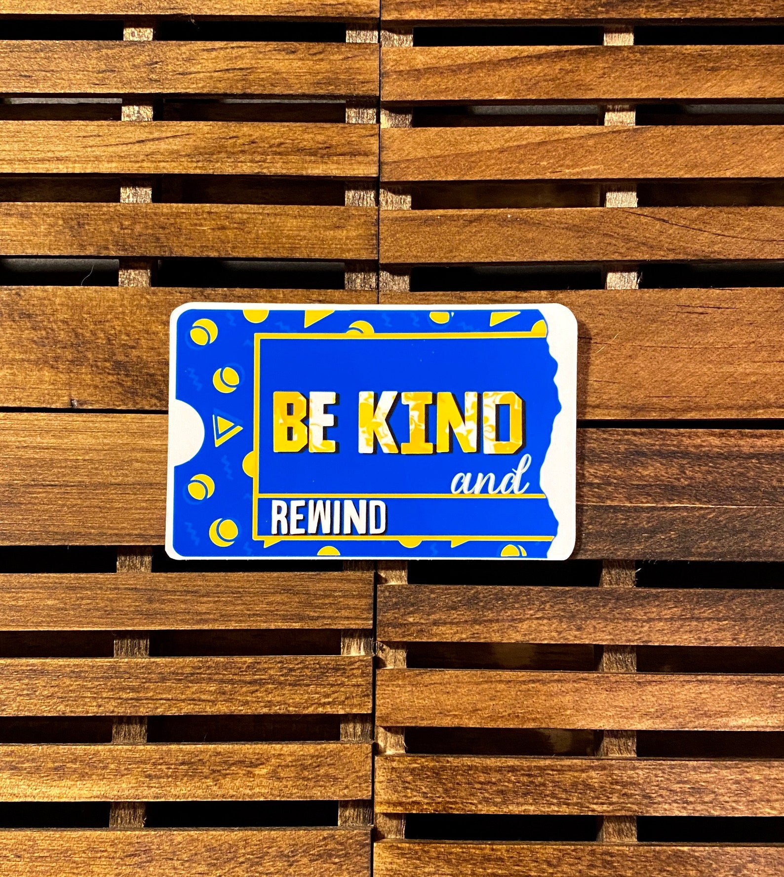 Be Kind and Rewind Sticker Blockbuster Sticker Hydroflask - Etsy