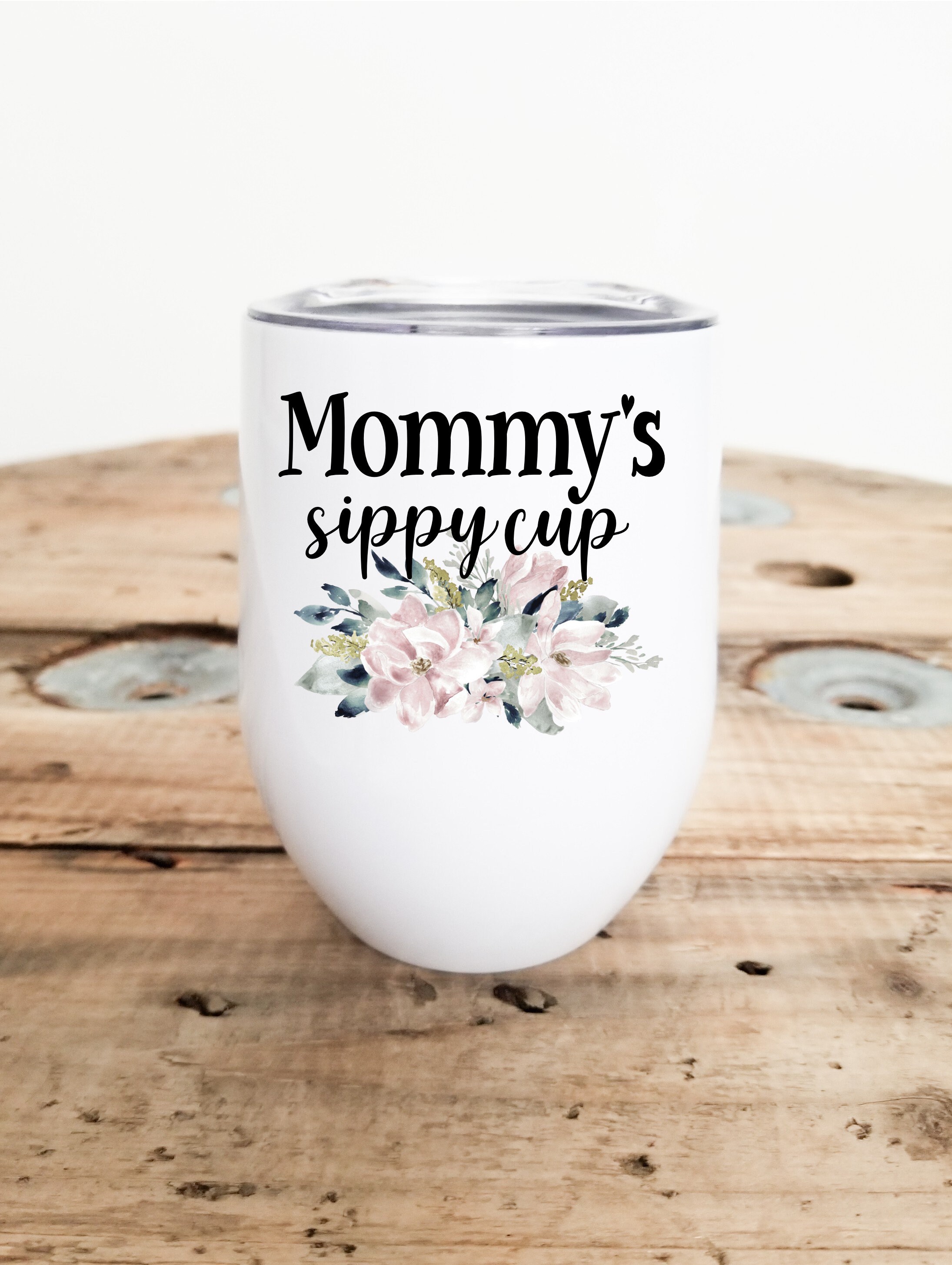 Mommy's Sippy Cup Mugs with Saying Gift for Her | Etsy