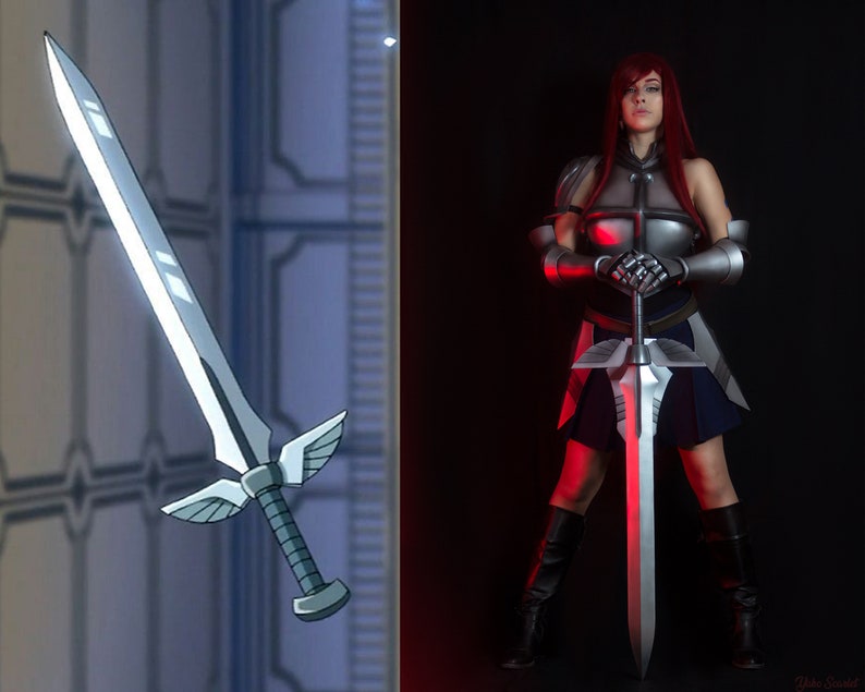Erza Scarlet Sword FICHIERS D'IMPRESSION 3D - Etsy