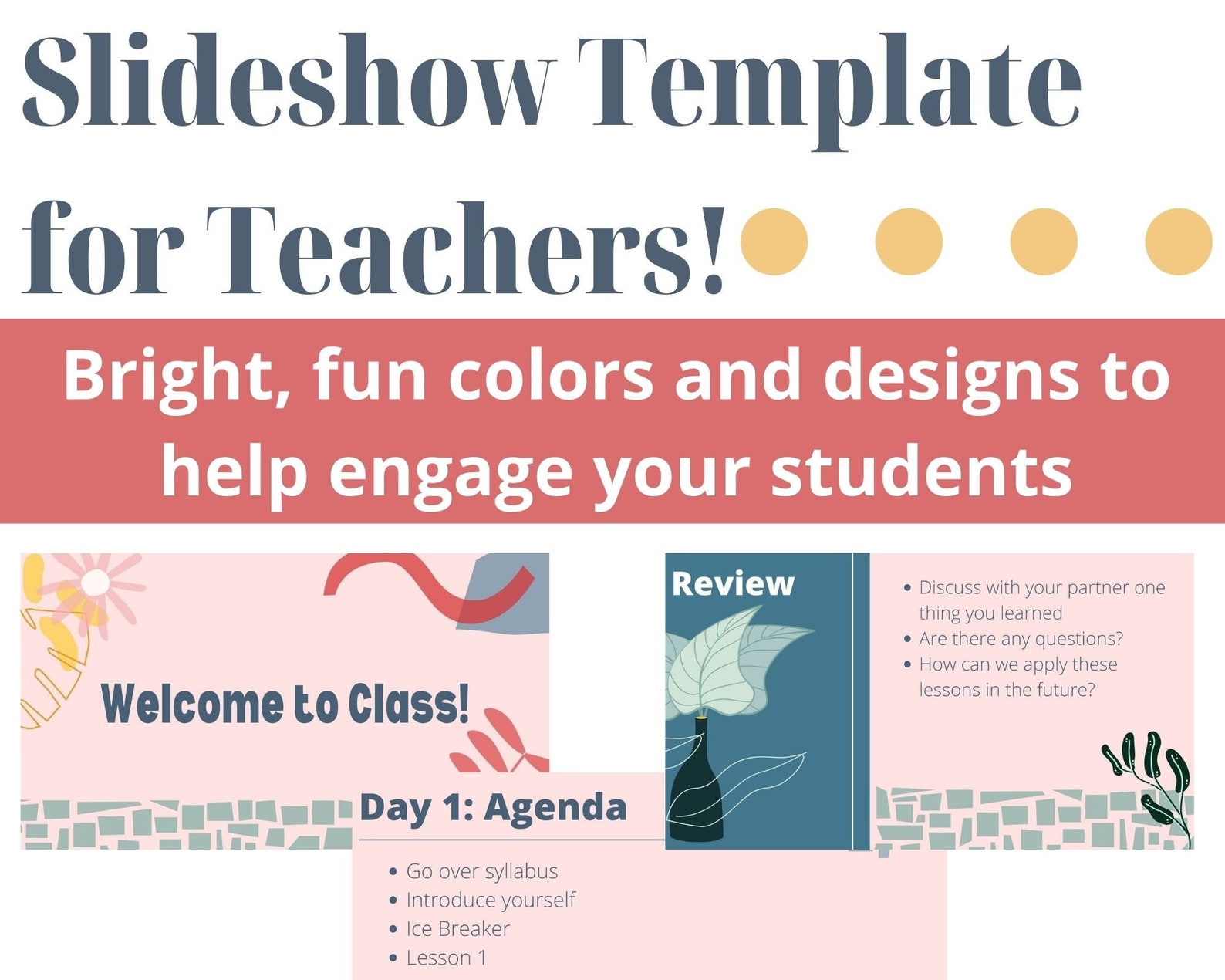 Teacher Lesson Plan Canva Template Teacher Presentation - Etsy Hong Kong