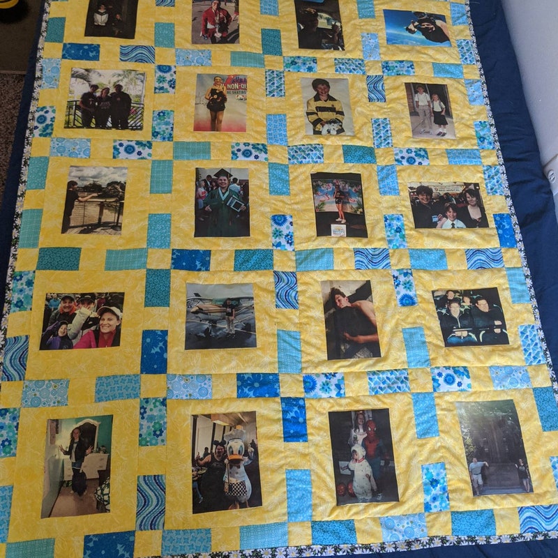 Photo Quilt - Etsy