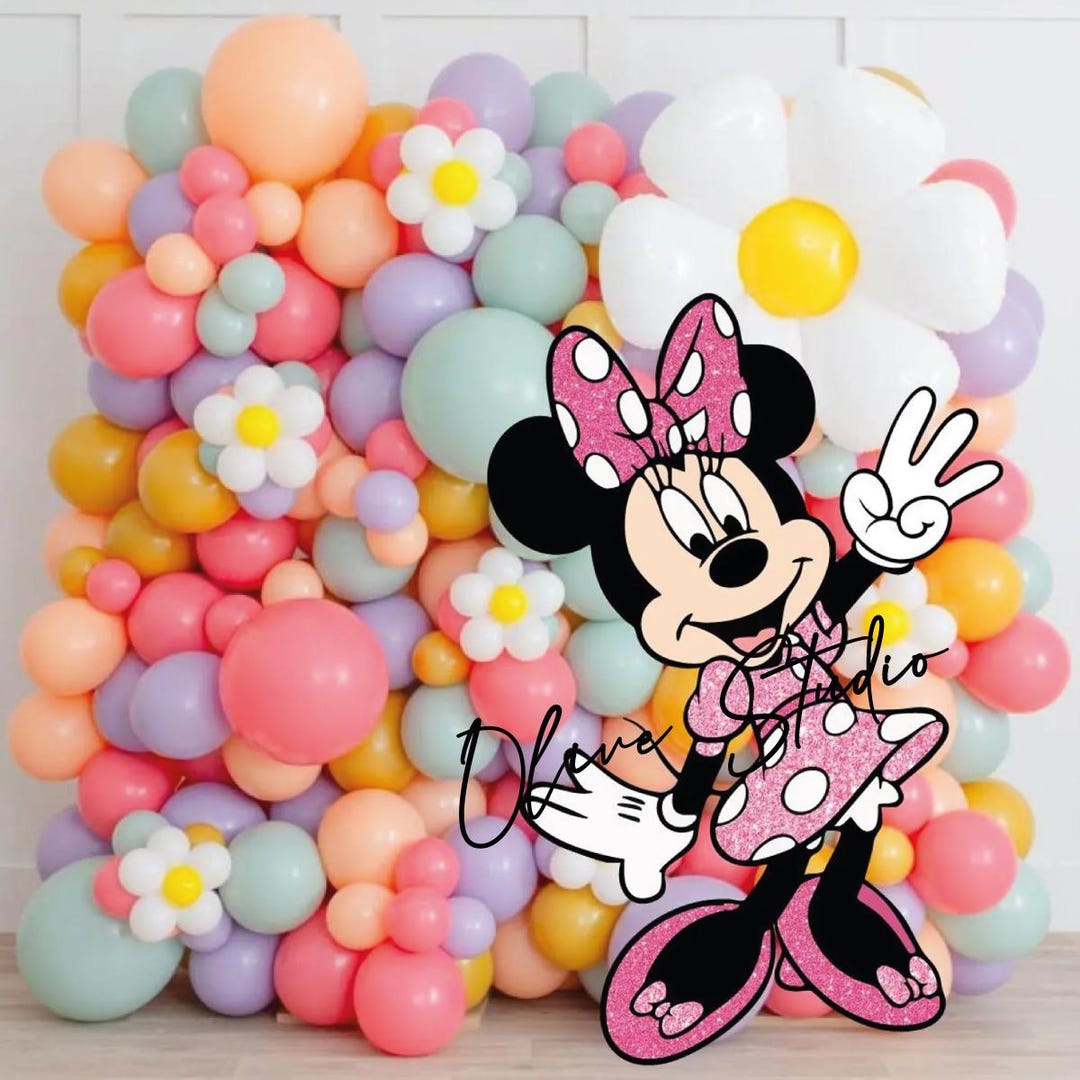 3rd Birthday Minnie Number 3 Glitter Clip Art - Digital PNG - 3rd ...
