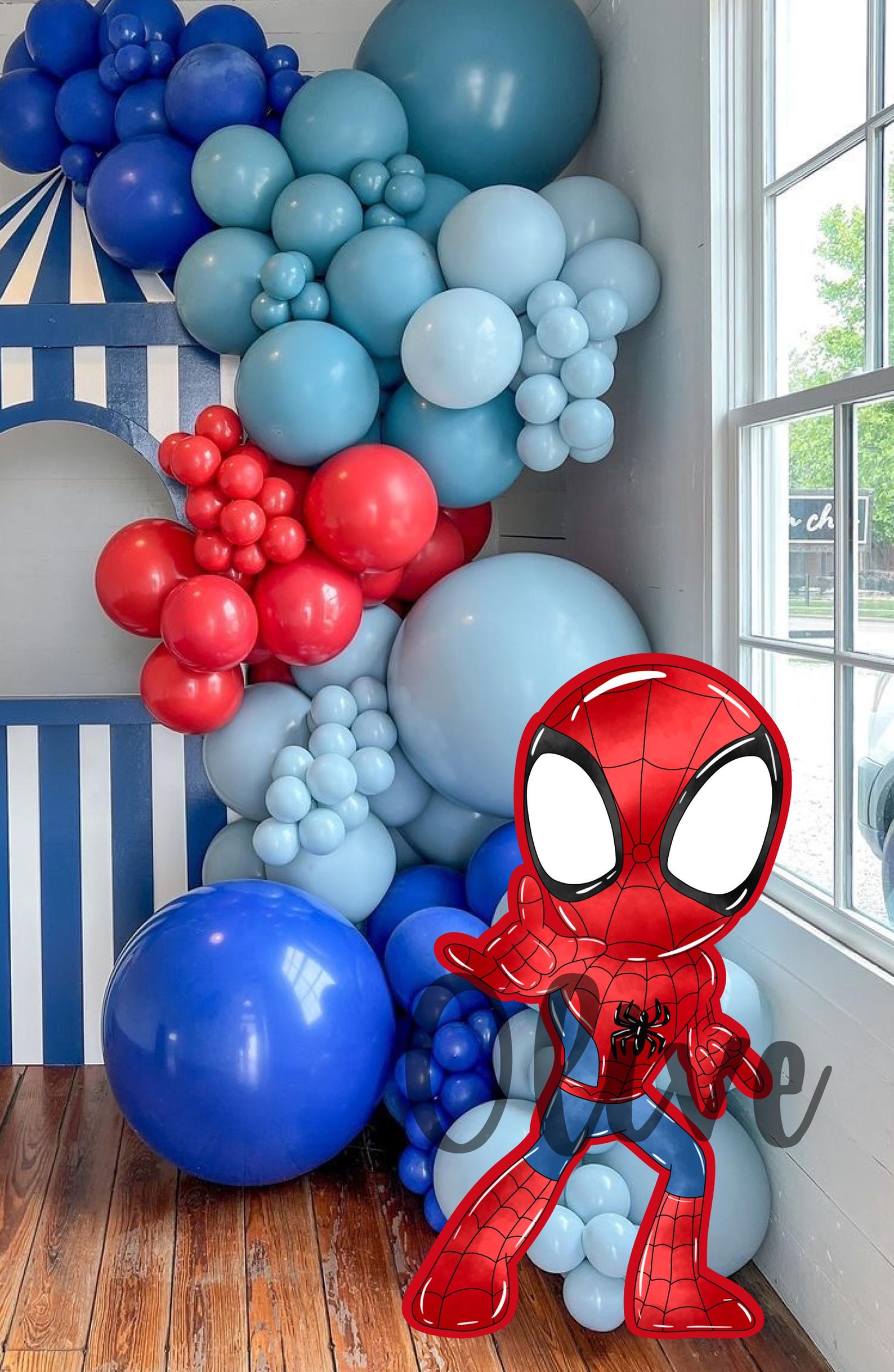 Spidey Party Prop: Waterproof Corrugated Plastic Decoration - Etsy
