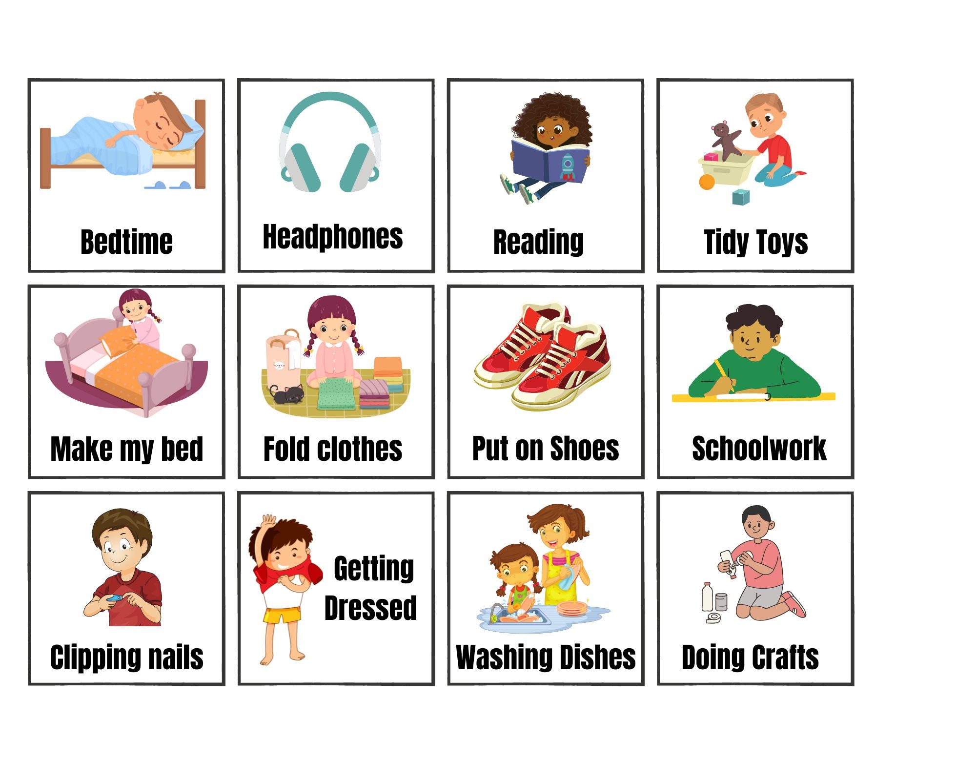 PECS for First Then Board Visual Aid Visual Schedule Toddler Behaviour ...