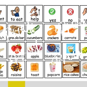 Printable Communication Board: Visual Aid for Autism (PDF Download) - Etsy