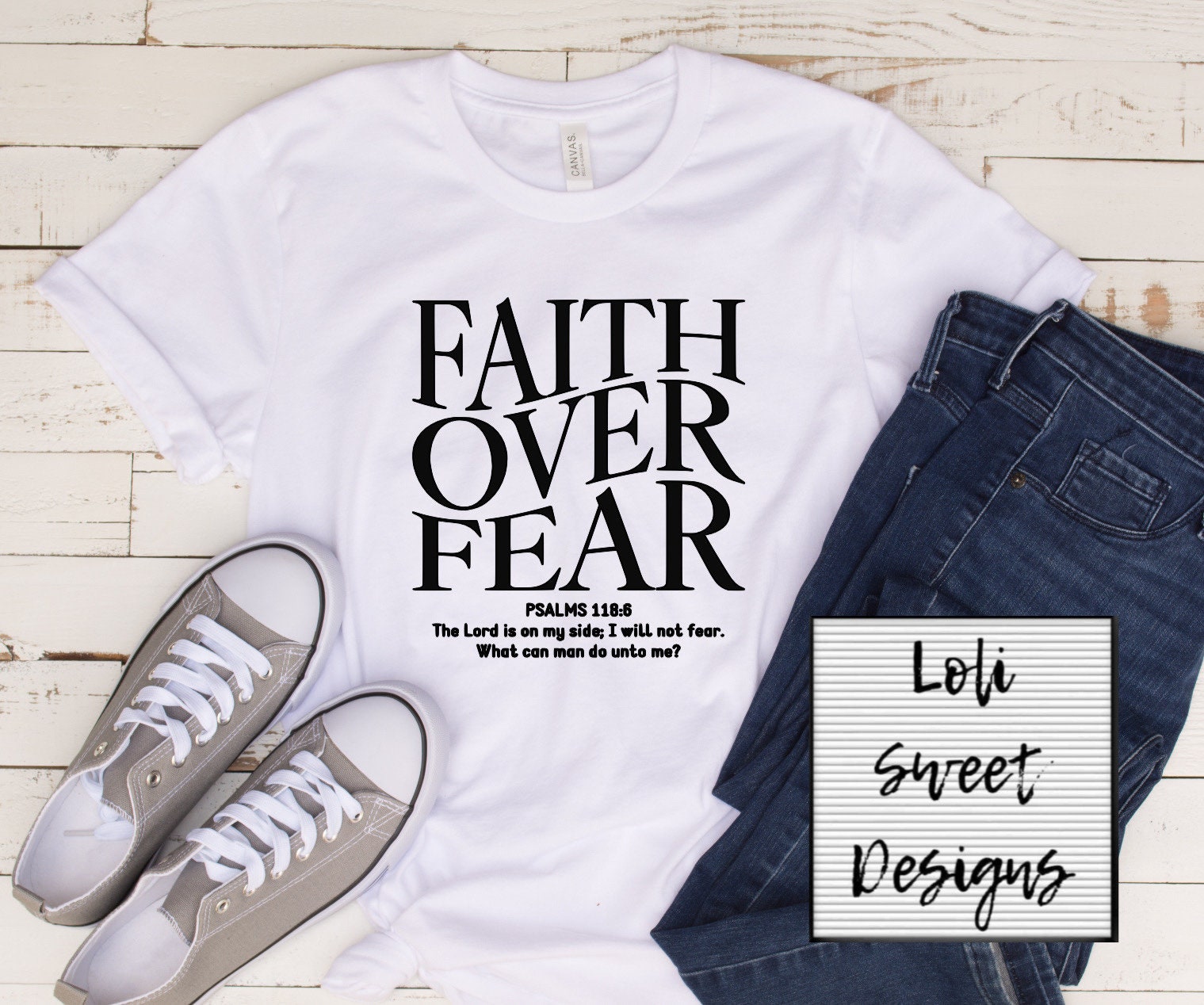 Faith Over Fear Tshirt, Christian Shirt, Catholic Shirt, Religion Shirt ...