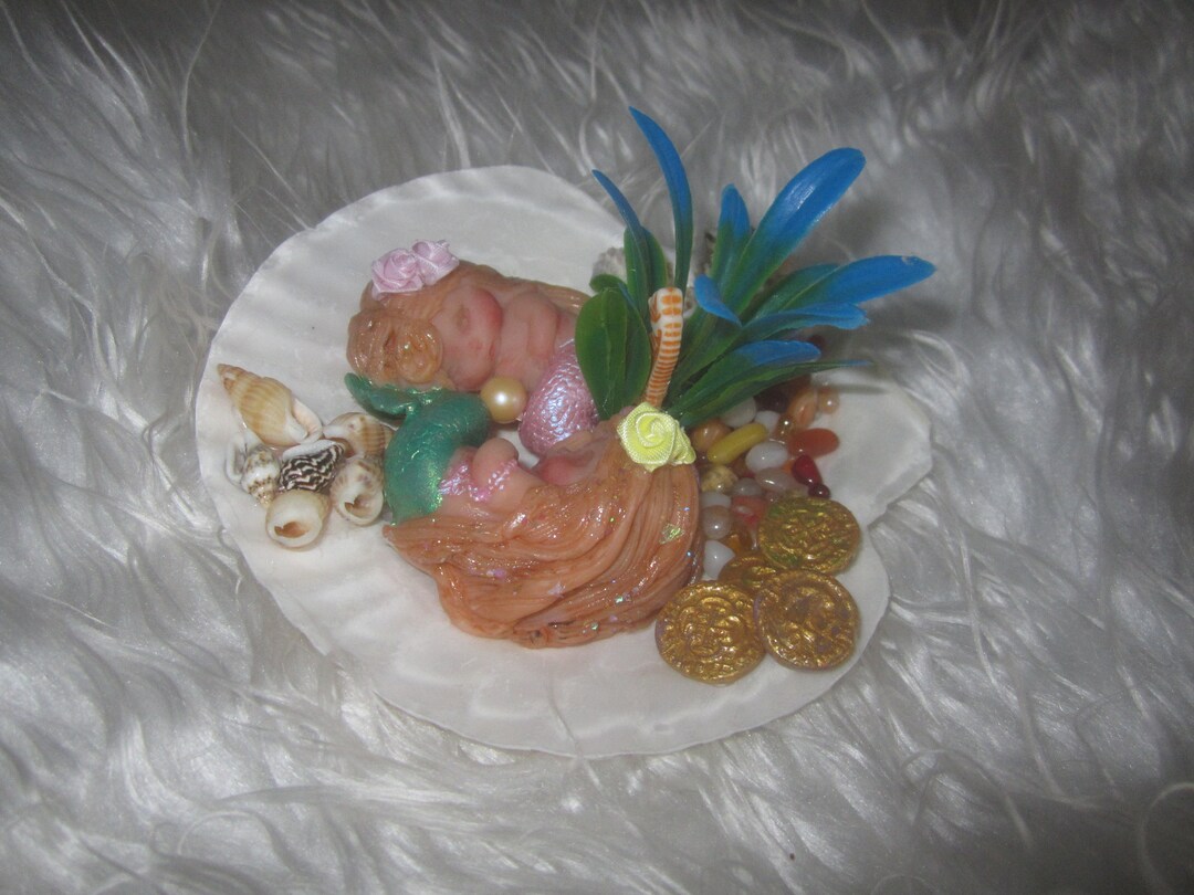 Ocean Mermaid Twins in Clam Shell - Etsy