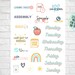 Boho Virtual Teacher Digital Planner Sticker Pack Remote - Etsy